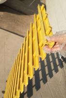 China FRP Pultruded Grating T Bars 25mm to 65mm Height for Slip-Resistant Fire-Retardant Flooring for sale