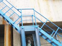 China GRP FRP Staircase Handrail for Industrial Step Ladders Corrosion Resistant 2m for sale