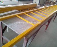China Electrical Insulated FRP Fiberglass Straight Ladder 250 lbs Capacity Custom Length 0.5m to 4m for sale