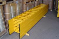 China Electrical Insulated FRP Fiberglass Straight Ladder 250 lbs Capacity Custom Length 0.5m to 4m for sale