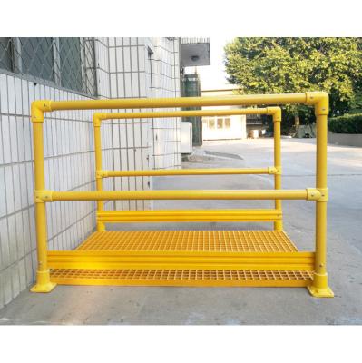 China UV Resistant FRP Composite Balustrade Handrail 50mm Corrosion Proof for sale