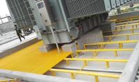 China Pultruded FRP Grating 38mm High Strength Fiberglass Grating for Ship Decking Trench Drain Cover for sale