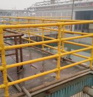 China FRP Decking Handrails Corrosion Resistant Fiberglass Handrail 2m Length for sale