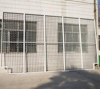 China Insulated FRP Safety Fence 80mm Square Mesh GRP Grating Corrosion Resistant 7.0kg per sqm for sale