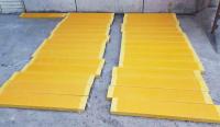 China Non Slip Gritted Surface FRP Stair Treads for High Traffic Areas 25mm Thick for sale