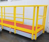 China Customized UV Protection FRP Fiberglass Electric Fence Panel 1.2m Height for Industrial Safety for sale