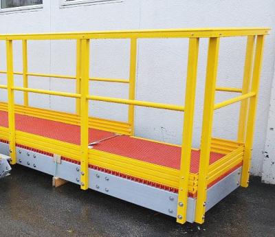 China Customized UV Protection FRP Fiberglass Electric Fence Panel 1.2m Height for Industrial Safety for sale