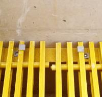 China FRP Pultruded Fiberglass Grating 40% 60% Open Area 25mm to 65mm Height for Industrial Walkways for sale