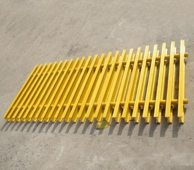 China Pultruded Fiberglass I Bar Grating 25mm 38mm 50mm 58mm for Industrial Walkways and Platforms for sale