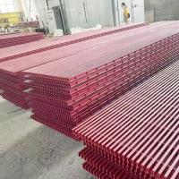 China Pultruded Fiberglass I Bar Grating 25mm 38mm 50mm 58mm for Industrial Walkways and Platforms for sale