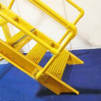 China Insulated FRP Stairs Railing for Fiber Step Stairs 250 lbs Capacity 0.5m to 6m Length for sale