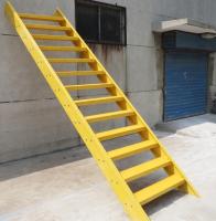 China Industrial GFRP FRP Step Ladder 0.5m to 6m Insulation Corrosion Resistant Anti Slip for sale