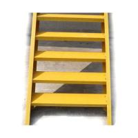China Industrial GFRP FRP Step Ladder 0.5m to 6m Insulation Corrosion Resistant Anti Slip for sale