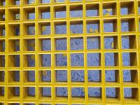 China FRP Molded Grating 40% 80% Open Area Anti-Slip Roof Solar Fiberglass Walkway for sale