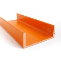 China Anti-Corrosion GRP FRP Channel Section Fiberglass C Shape Channel 2mm to 50mm Thickness for sale