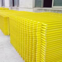 China FRP Grating Support Bracket for Cooling Tower Filler High Strength Fiberglass 25mm to 80mm for sale