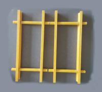 China FRP Grating Support Bracket for Cooling Tower Filler High Strength Fiberglass 25mm to 80mm for sale