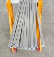 China 30mm Fiberglass Rectangular Tube Lightweight FRP Tube for Ice Hockey Stick Handle for sale