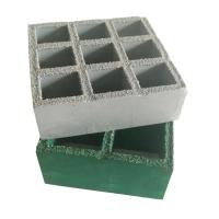 China Anti-slip Surface Fiberglass Floor Grating 38mm Thickness Anti-corrosion for Pavement for sale