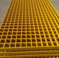 China Anti-slip Surface Fiberglass Floor Grating 38mm Thickness Anti-corrosion for Pavement for sale