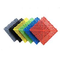 China 40x40x3.0cm PP Interlocking Mats for Indoor Carwash Garage Floor Covering 1-3 Ton Load for sale