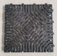 China 40x40x3.0cm PP Interlocking Mats for Indoor Carwash Garage Floor Covering 1-3 Ton Load for sale