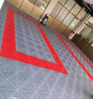 China 40x40x3.0cm PP Interlocking Mats for Indoor Carwash Garage Floor Covering 1-3 Ton Load for sale