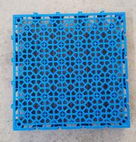 China 40x40x4.0cm PP Interlocking Plastic Mat Heavy Duty Garage Floor Covering 1-3 Ton Load Capacity for sale