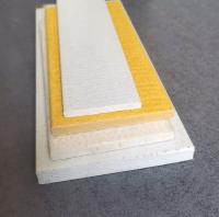 China FRP Square Bar Rod Pultruded Glass Fiber Reinforced Plastic 30x4mm to 150x4mm Custom Lengths for sale