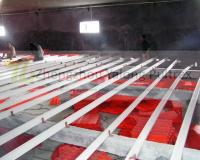 China FRP Fiberglass Composite Support Beam 120mm for Pig Farrowing Crate Flooring for sale
