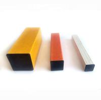 China UV Resistant FRP Fiberglass Square Hollow Tube Profile 50x50x4mm for Outdoor Ladder Structures for sale