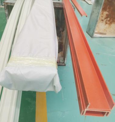 China FRP Fiberglass Insulated Ladder Rail Beam 80x30mm Durable Composite Channel Profile for Industrial Use for sale