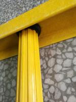 China FRP Fiberglass Insulated Ladder Rail Beam 80x30mm Durable Composite Channel Profile for Industrial Use for sale