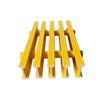 China Well Insulated Electric FRP Walkway Grating Cover 25mm to 65mm Height Custom Length for Safety for sale