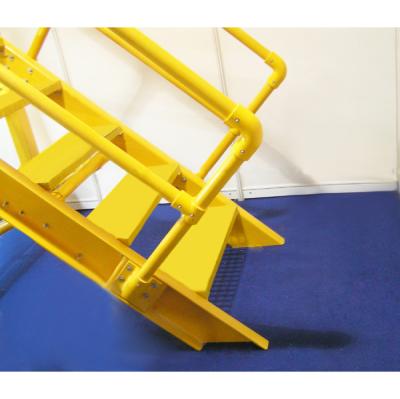 China FRP Pultruded Grating Handrail Ladder Platform 40% Open Area for Industrial Use for sale