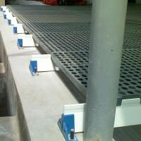 China High Strength FRP Floor Beams for Pig Farm Construction 100x32mm Custom Shapes for sale