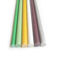 China 16mm High Strength White Fiberglass Rod Smooth Flexible Plant Stakes for Garden Support for sale