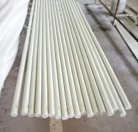 China 16mm High Strength White Fiberglass Rod Smooth Flexible Plant Stakes for Garden Support for sale
