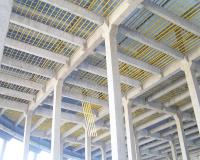 China FRP Cooling Tower Filler Support Pultruded Grating 25mm Thickness High Strength for sale