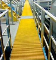 China High Strength FRP Moulded Grating Walkway Cover 38mm Thickness Slip Resistant Custom Colors for sale