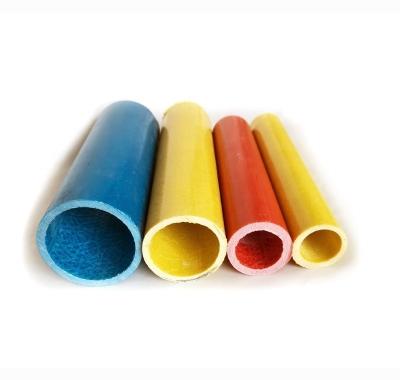 China Smooth Fiberglass Round Pipe FRP GFRP Tube Poles Custom Lengths 0.5m to 11.6m for sale