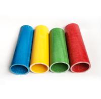 China Custom Colors 50mm FRP Round Tube High Strength Corrosion Resistant Fiberglass Pipe for sale