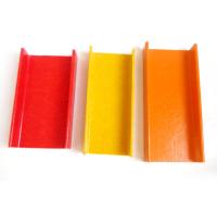 China Low Maintenance FRP Fiberglass Channel Profiles Pultruded Technology 50x32x5mm for sale