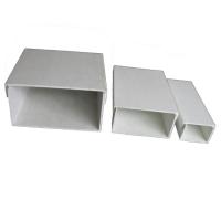 China Anti-Corrosion Fiberglass Cable Tray 100x65mm Lightweight FRP Channel for Easy Installation for sale