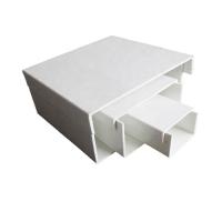 China Anti-Corrosion Fiberglass Cable Tray 100x65mm Lightweight FRP Channel for Easy Installation for sale