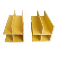 China Fiberglass Reinforced Plastic Pultruded Hollow Angle Section for Structural Support Column for sale