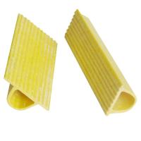 China Customized FRP D-Shape Round Ribbed Tube 40x27mm for Fiberglass Ladder Steps for sale