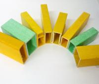 China FRP Fiberglass Box Section L Shape Profile 0.5m to 11.6m Length Custom Cutting Service for sale