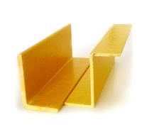 China Customized Fiberglass Plastic Angle Profile 1m to 11.6m for Fence Wall Sandwich Board Joint for sale