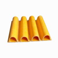 China FRP D-Shaped Anti-Slip Ladder Rung 40x27x3mm Customized Climbing Steps for sale